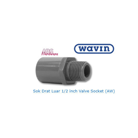 Pipe Fittings Sok Drat Outer 1/2 inch Valve Socket (AW) [SDL] | Shopee ...
