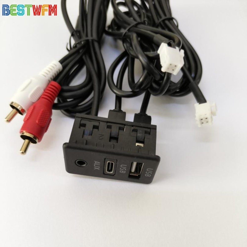BESTWFM| Car Dash Mount USB+TYPE-C Port Panel Interface Extension 145cm ...