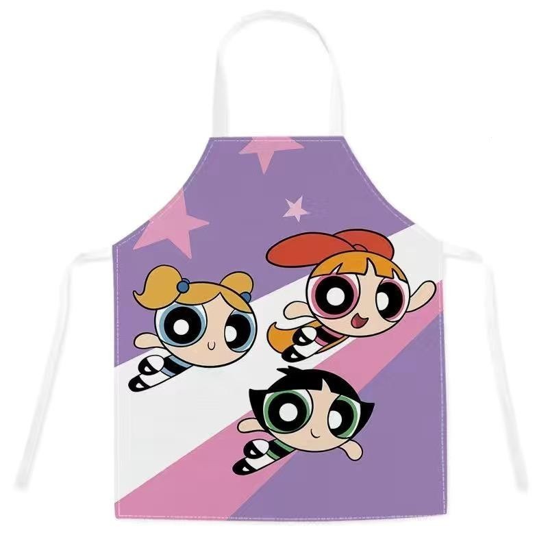 Kids Aprons The Powerpuff Girls Cartoon for Girls and Adults Cute ...
