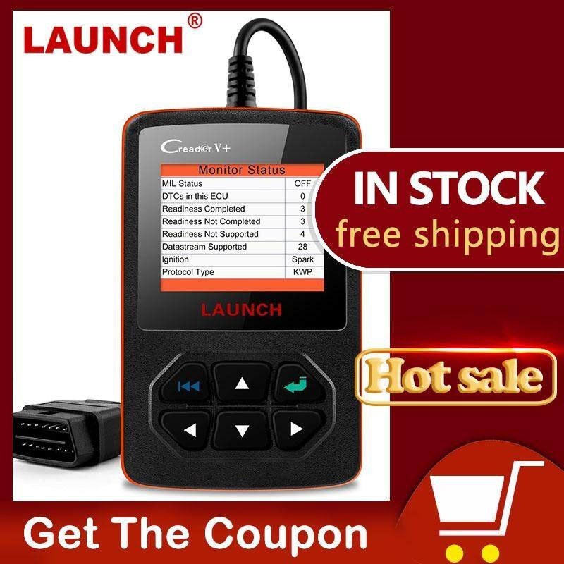 RQ＞Launch Creader V+ OBD2 Scanner Auto Automotive Scan Tool Check ...