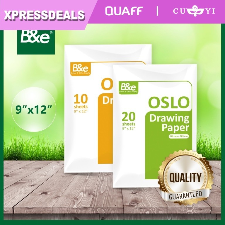 Stationary School Supplies B&e Oslo Paper 9x12 10's 20's Drawing Paper ...