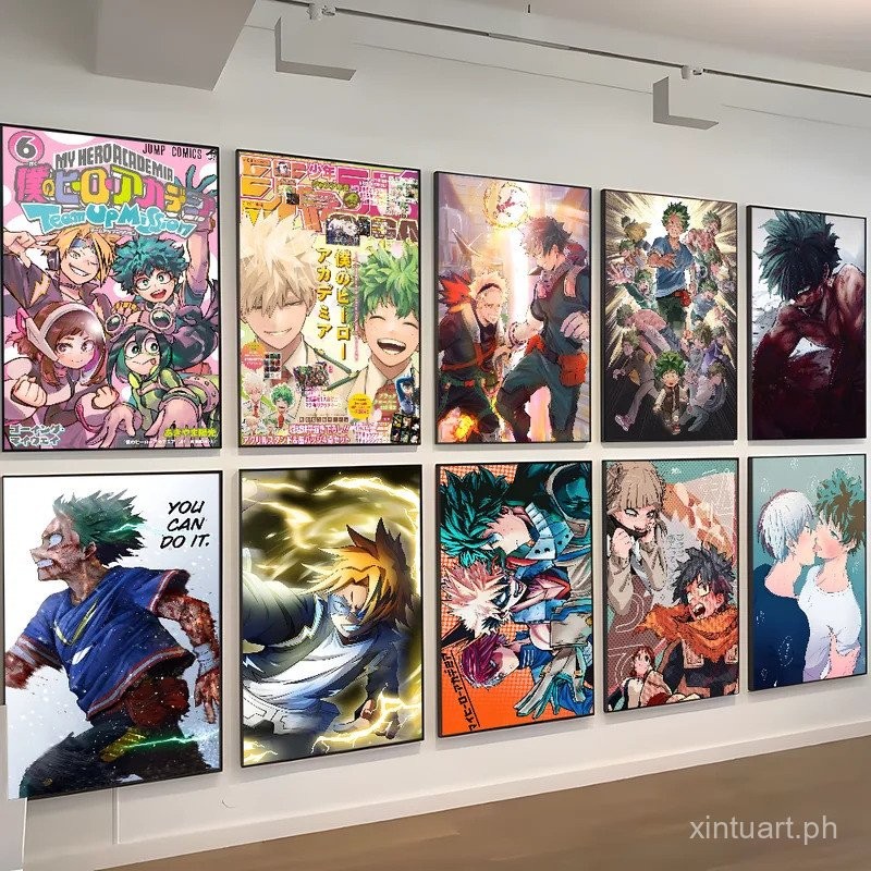 My Hero Academia Kaminari Denki Classic Anime Poster Fancy Wall Sticker ...