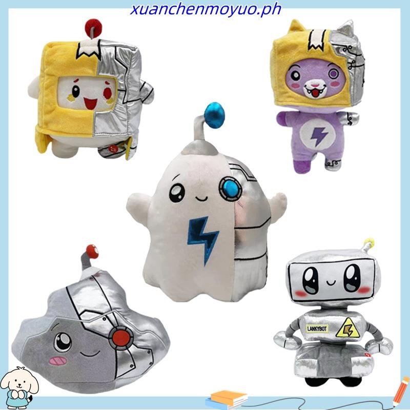 Lankybox Cyborg Plush With LED Lights Canny Milky Rocky Ghosty Robot ...