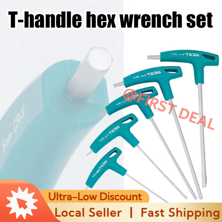 Hexagonal Wrench with Rubber Handle Allen Key Hex Wrench For Handle ...