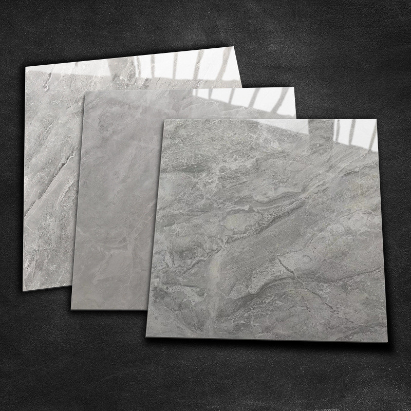 New Style Floor Tiles Living Room Full Marble Tiles Gray Indoor Non ...