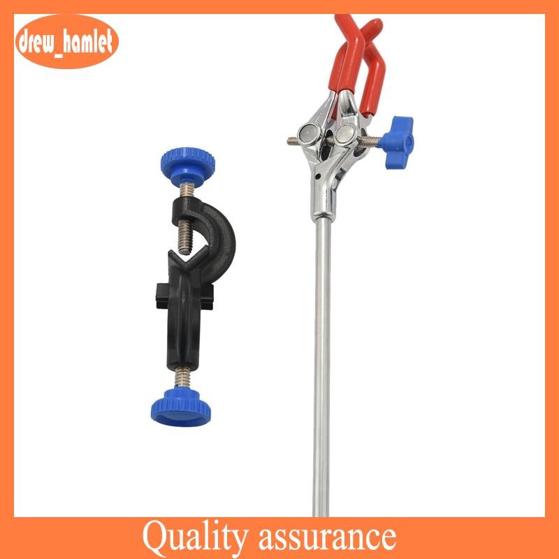 Lab Clamp 3 Finger Style Rubber-Coated a Black Laboratory Stand Clip ...