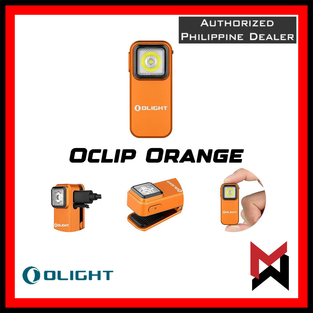 Olight Oclip OD Orange - Led Flashlight | Shopee Philippines