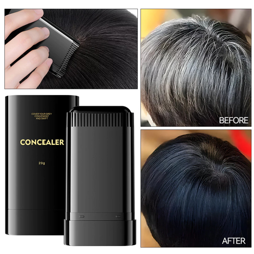hair stick-hair dye stick, emergency color touch-up, quick coverage of ...