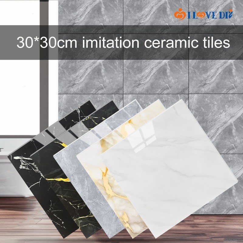 30*30cm 3D Removable Wall Tiles - Self-adhesive Retro Brick Pattern ...