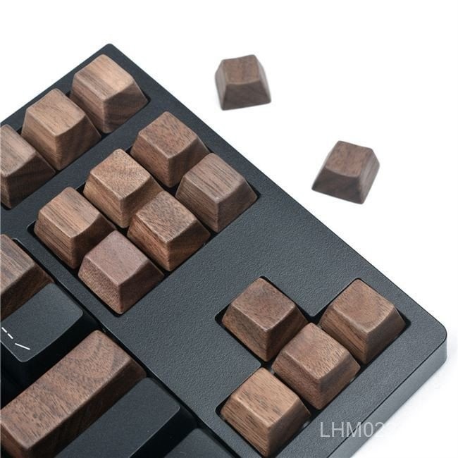 Mechanical Keyboard Keycap Set Return Height Solid Wood Keycap ...