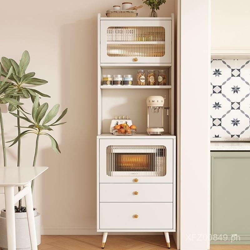 Storage Side Cabinet High Cabinet Sideboard Integrated Small Apartment ...