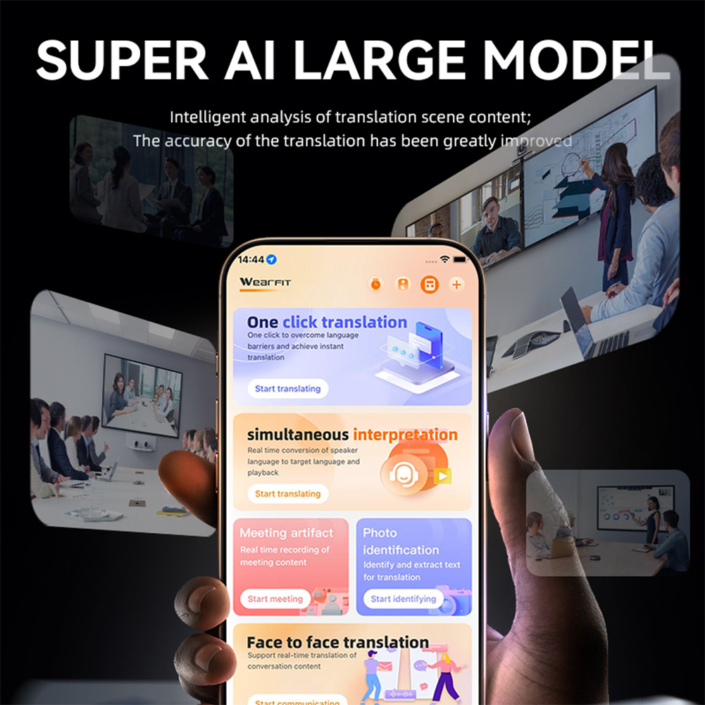 2025 AI Language Voice Translator Device Real time 144Language ...