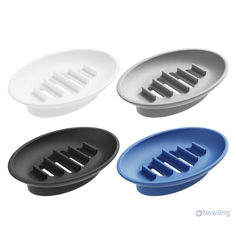 ONew Flexible Silicone Soap Holder Hollow Design Bar Soap Dish Bathtub ...