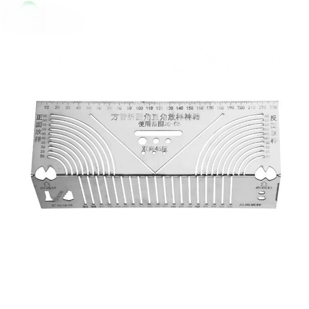 Rounded Corner Drawing Ruler for Accurate Square Tube Designs and ...
