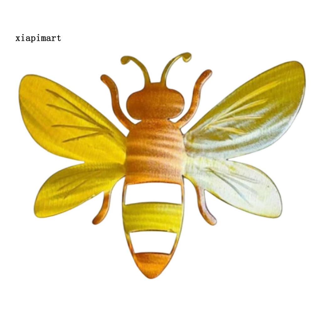 {xiapimart} Outdoor Metal Bee Wall Art Modern Bee Wall Sculpture ...