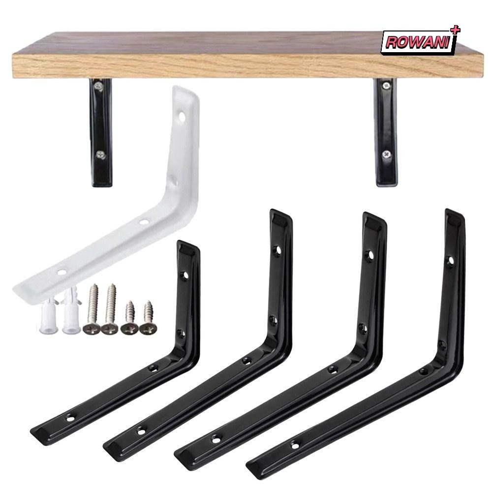 ROWAN1 Bench Table Shelf Bracket, Heavy Duty Metal Wall Mounted Support ...