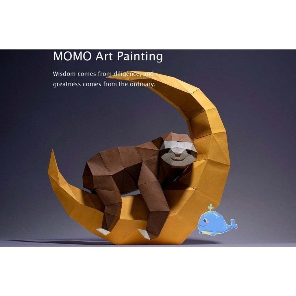 Papercraft E3 Three-Dimensional Geometric Papercraft Model On Moon ...