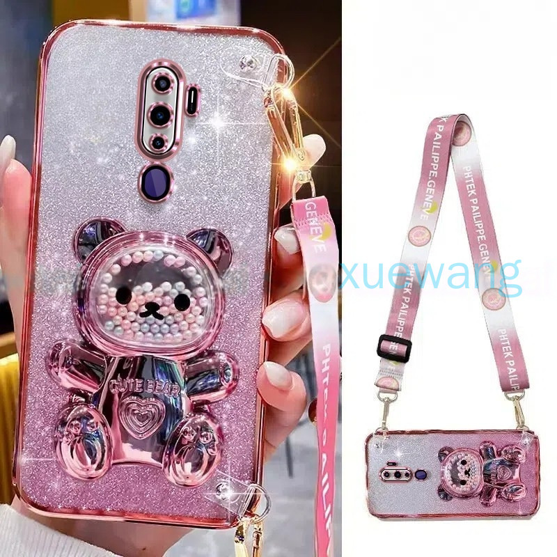 Casing for OPPO A9 2020 A5 2020 A11X long wrist strap style with ...