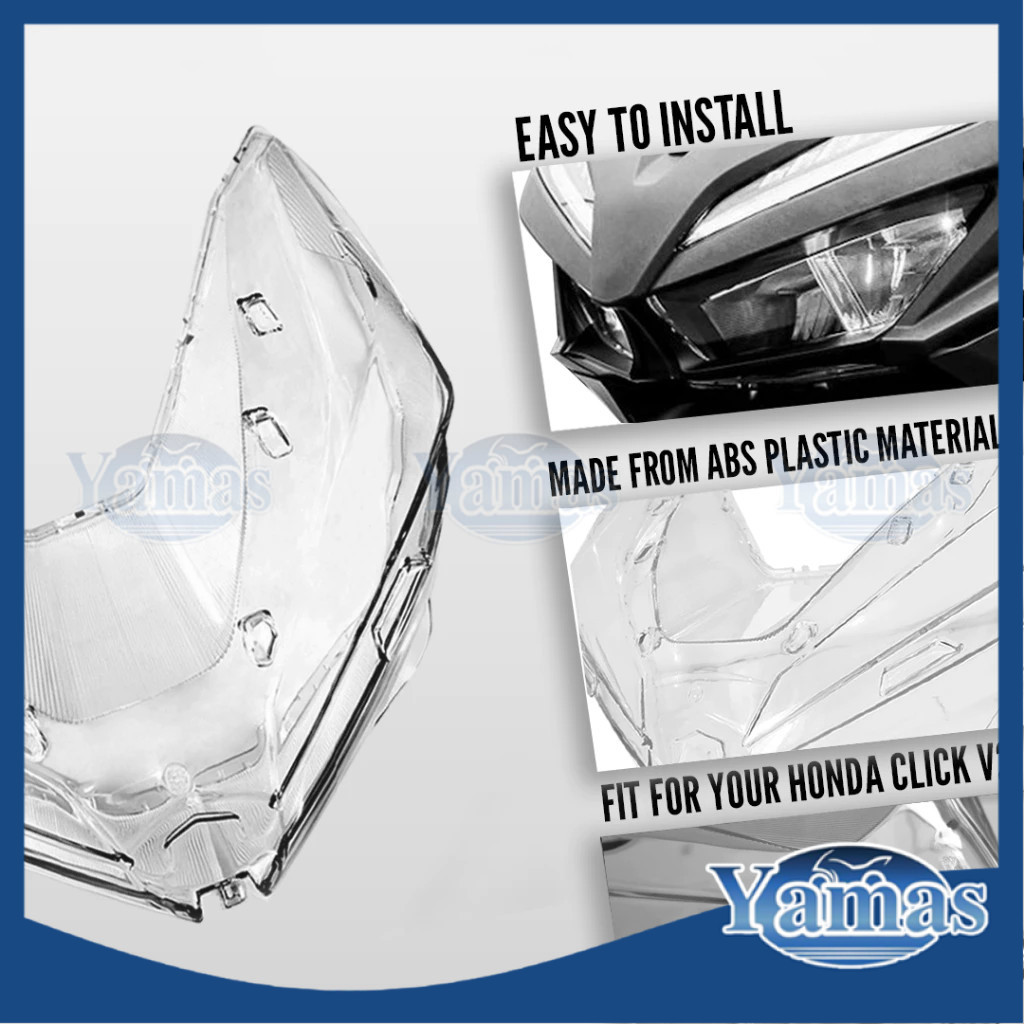 Honda Click Head Light Lens V2/V3 Click Lens V2/V3 Click 125i 150i Lens ...
