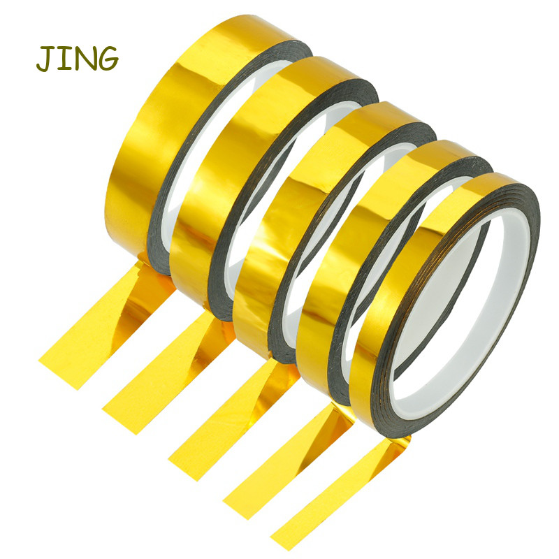 1 Roll Gold Foil Washi Tape Scrapbook Tape Craft Supplies Adhesive ...