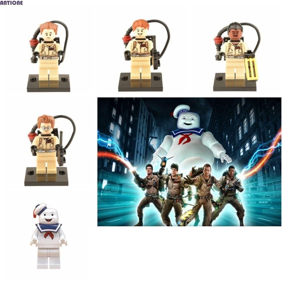 ANTIONE 1 Set Ghostbusters Building Blocks, Mini Doll Ghostbusters ...