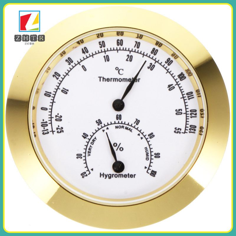 Violin Hygrometer Thermometer Round Guitar Case Care Temperature ...