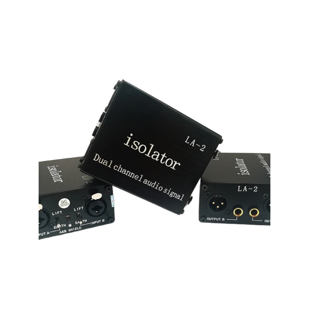 LA-2 XLR audio isolator eliminates current sound noise reduction mixer ...