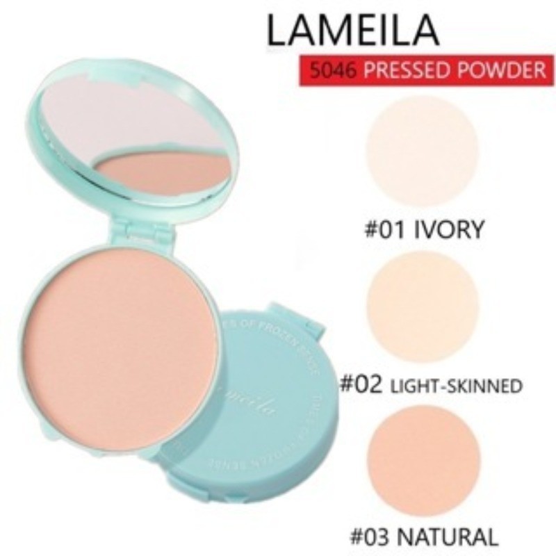 LAMEILA Pressed Powder Whitening Pressed Powder Waterproof Oil Durable ...
