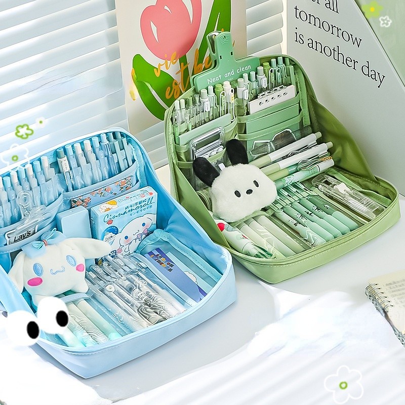 12 Layers StationeryBag Pencil Case Large Capacity Pencil Case Handheld ...