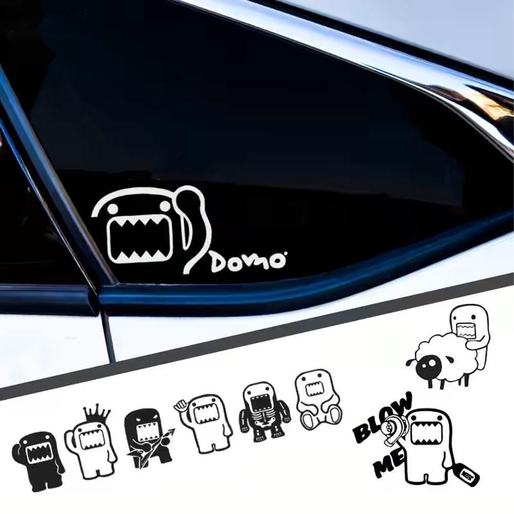Japanese Serie Domo-kun Cute Cartoon Motorcycl Aad Anime Girl Eye ...