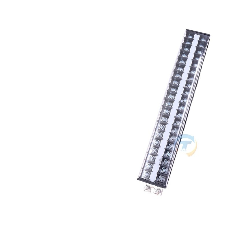 Distribution box card guide rail terminal board 20A current 20-bit row ...