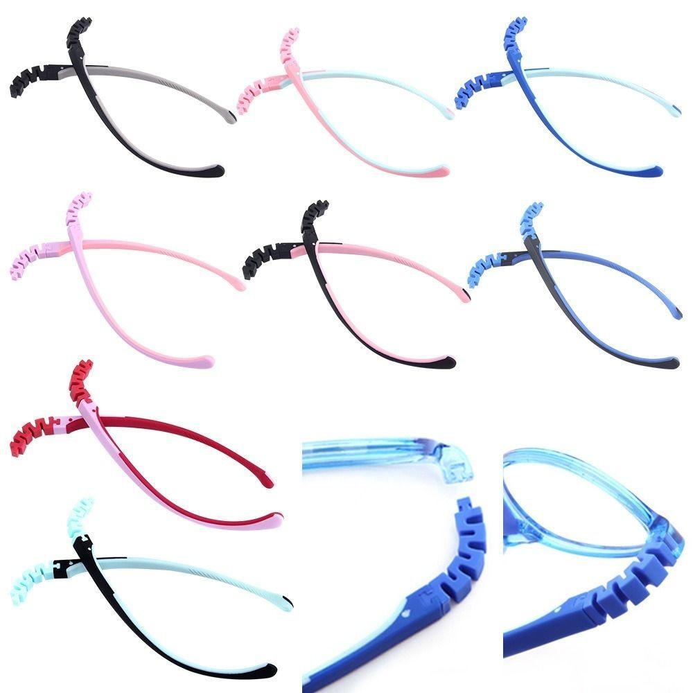 LIAOYING1 Children's Silicone Glasses Legs Snap-on Eyeglasses Arm ...