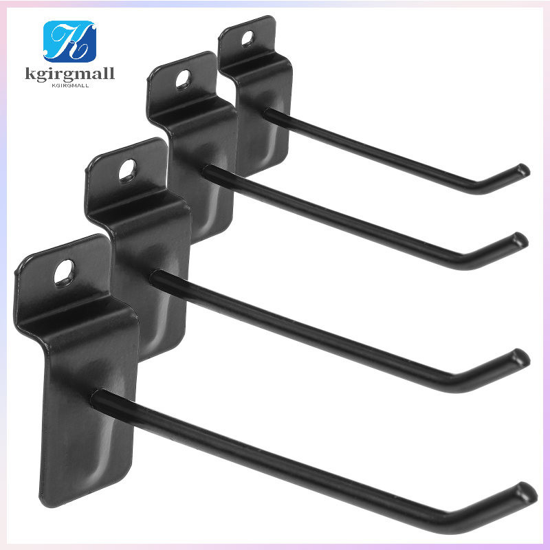 50 Pcs Rack Shelf Peg Board Hook Pegboard Hooks for Tool Black Shelving ...