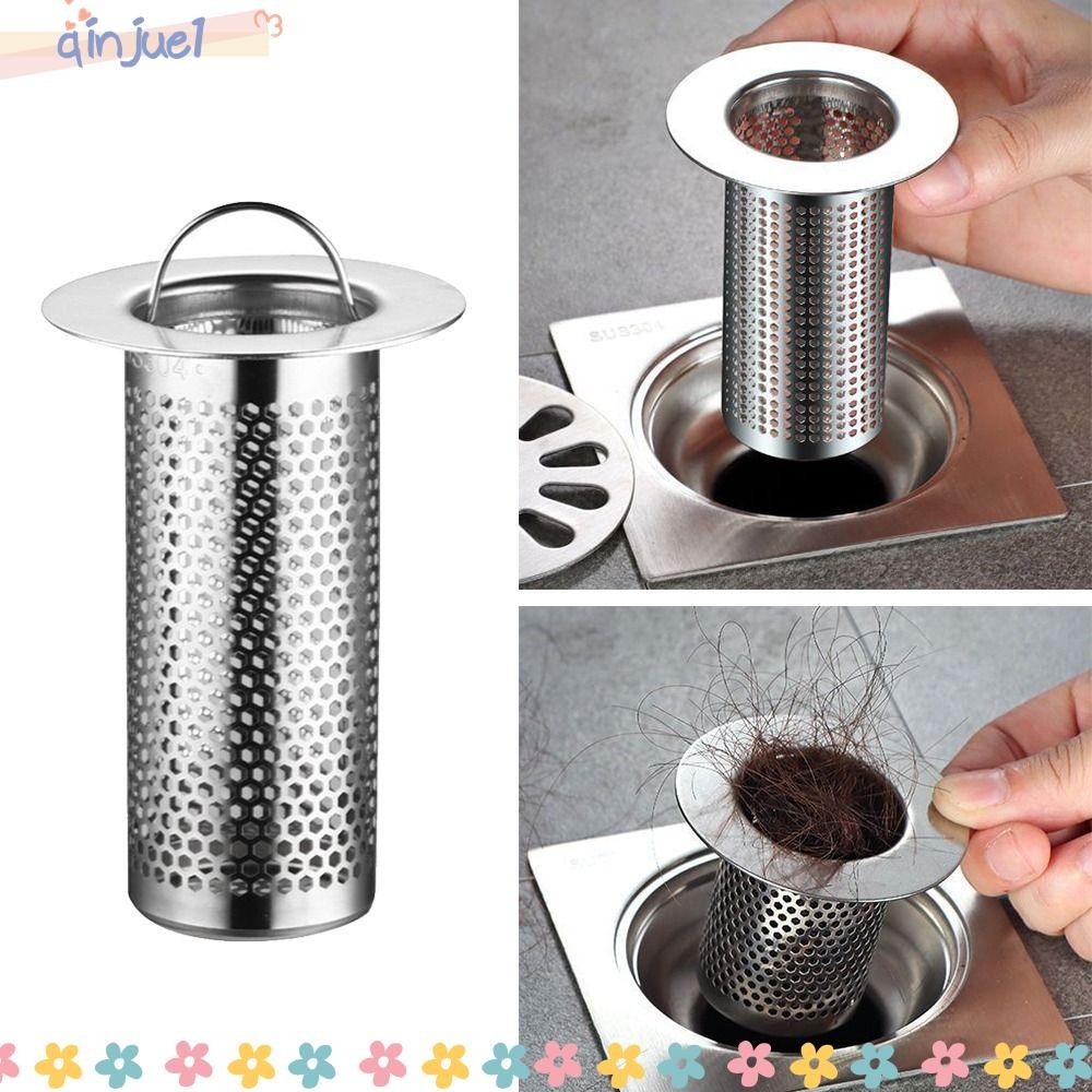 QINJUE1 Floor Drain Filter Mesh, Anti-Clogging Anti-Pest Sink Strainer ...
