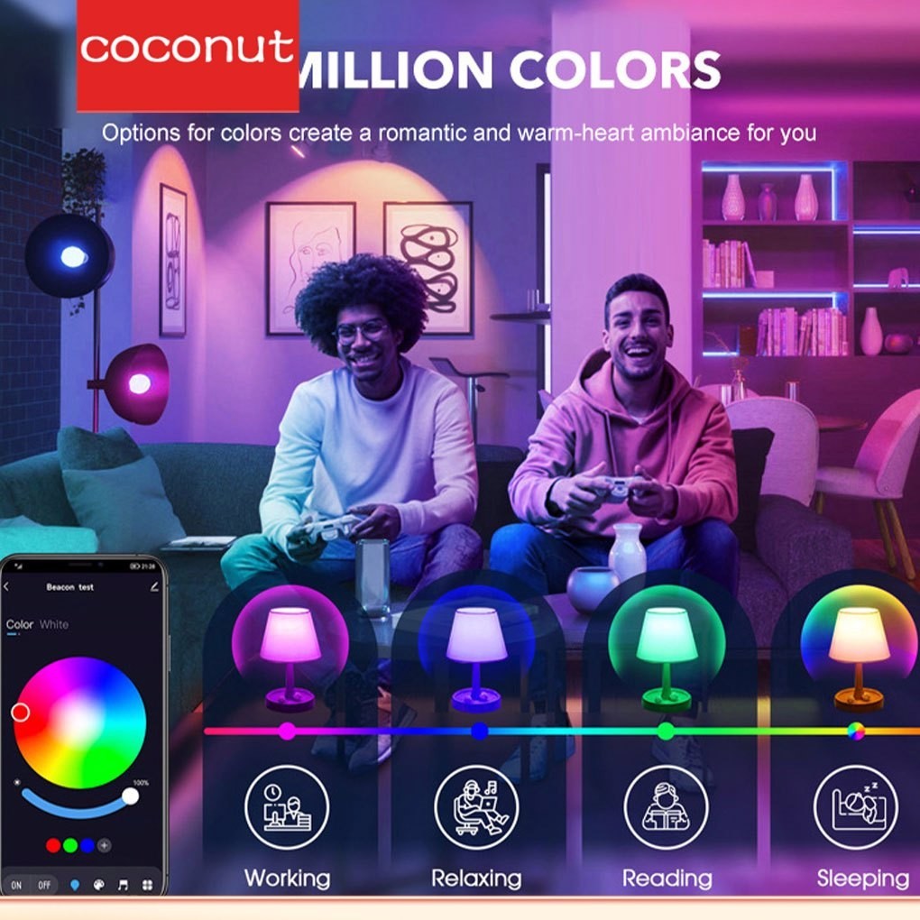 【Coco】PC CW Dimming And Color Grading Bulb Hands-Free Control With ...