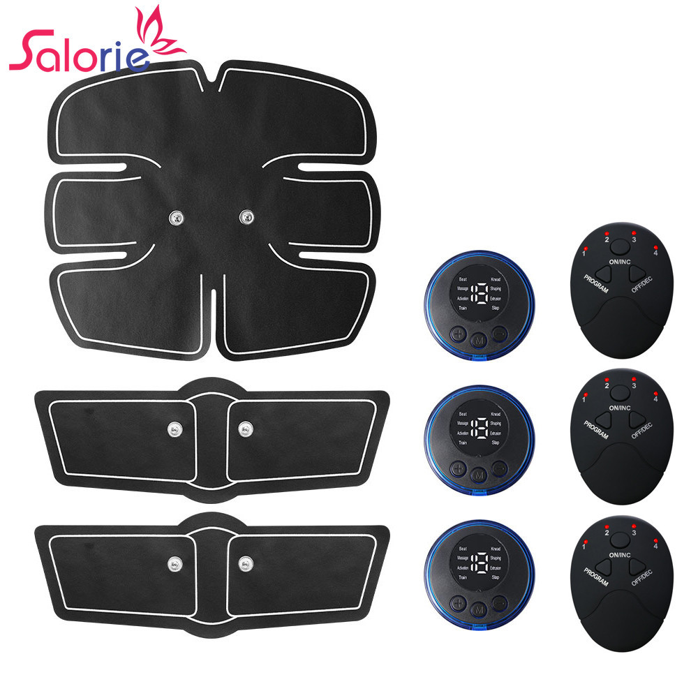 Salorie Electrical Pulse EMS Muscle Stimulator ABS Training Fitness ...