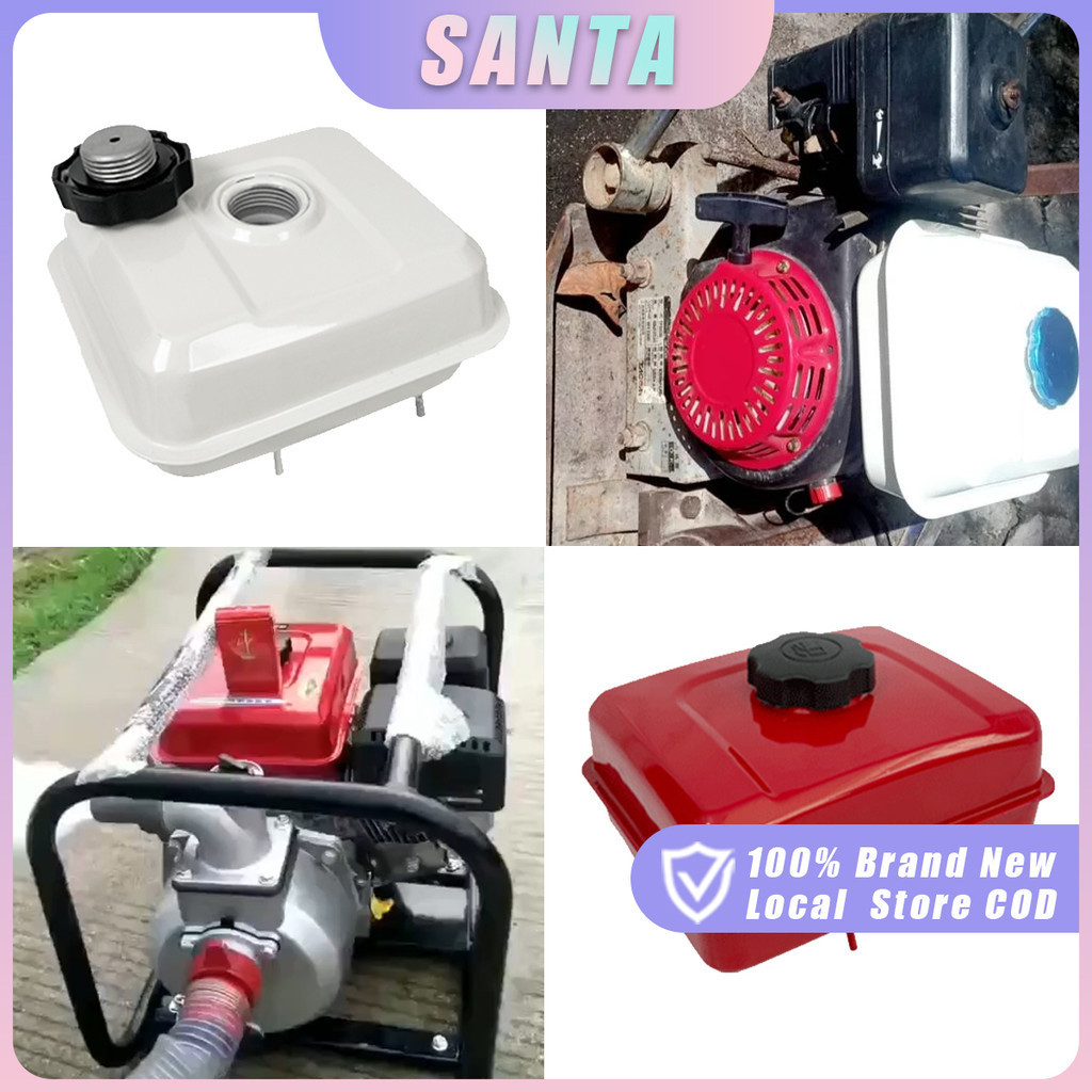 168F Iron Fuel Tank Assembly GX160 Power Water Pump Oil Tank Gasoline ...