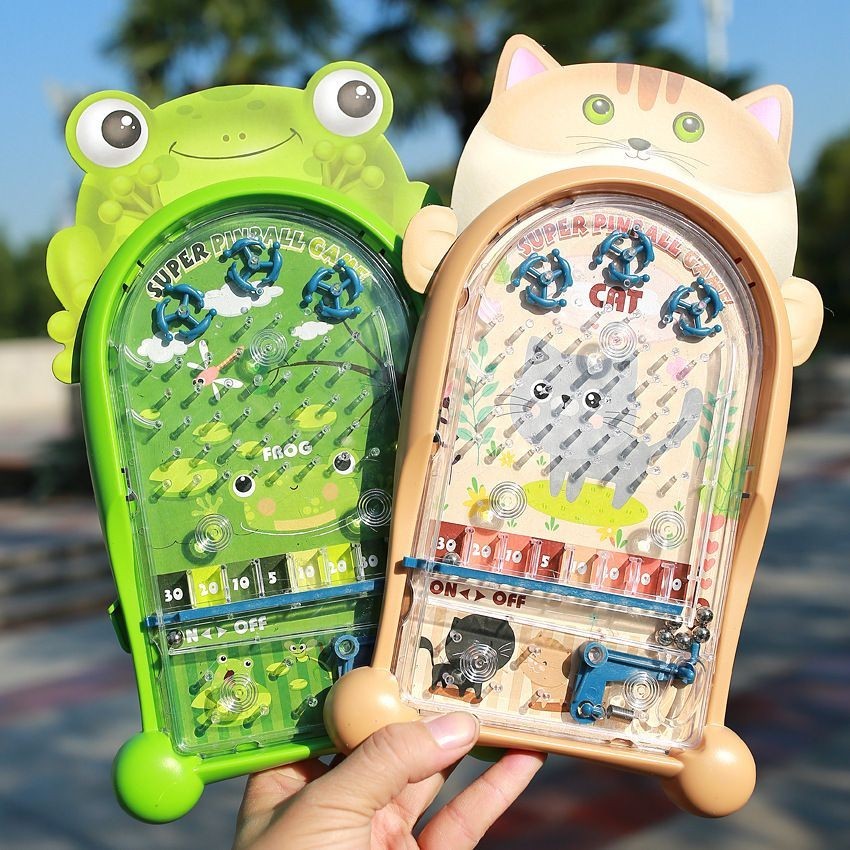 MESIN Children's Educational Toys Handheld Labyrinth Pinball Machine ...