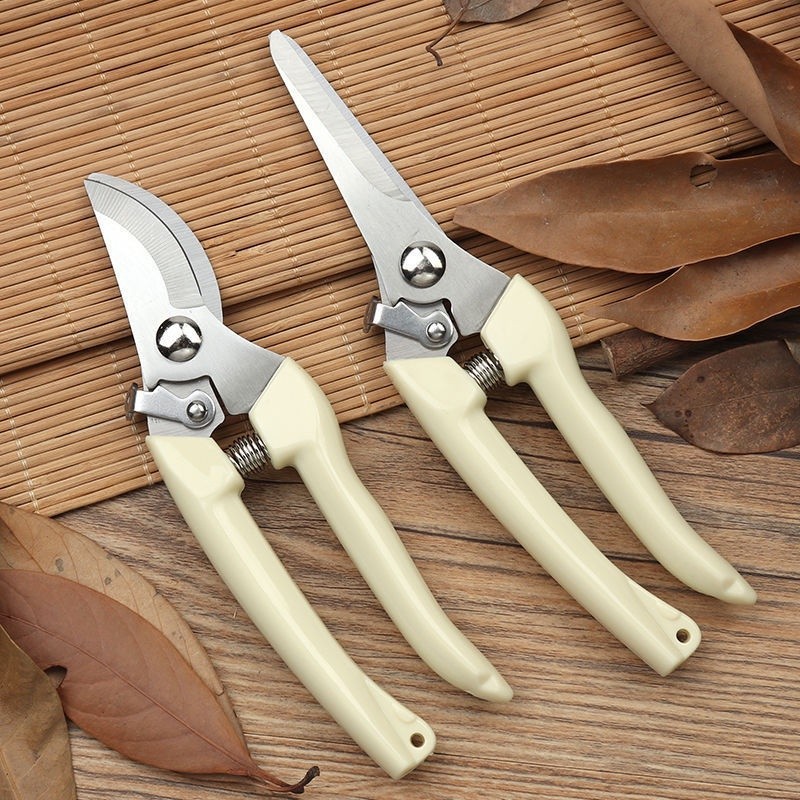 Stainless steel gardening scissors Garden pruning scissors Set flower ...