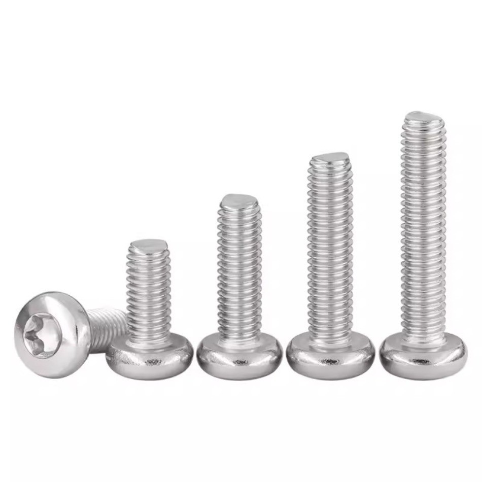 M2m3m4m5 304 Stainless Steel Torx Anti-theft Screw Round Head Screw ...