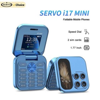i17 Pro MIni Fold Mobile Phone 2G GSM Dual SIM Card Speed Dial Video ...