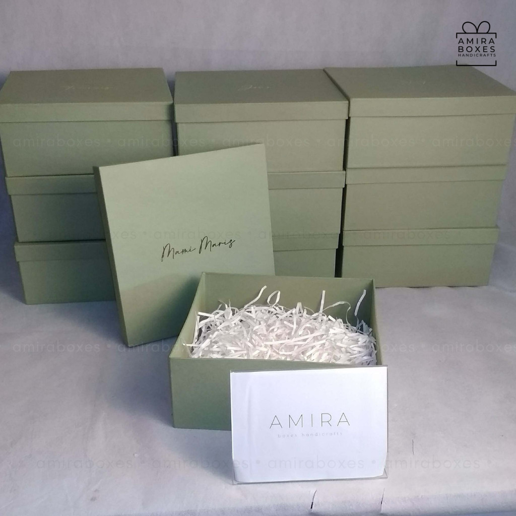 personalized gift box for all occasions SAGE GREEN - LARGE | wedding ...