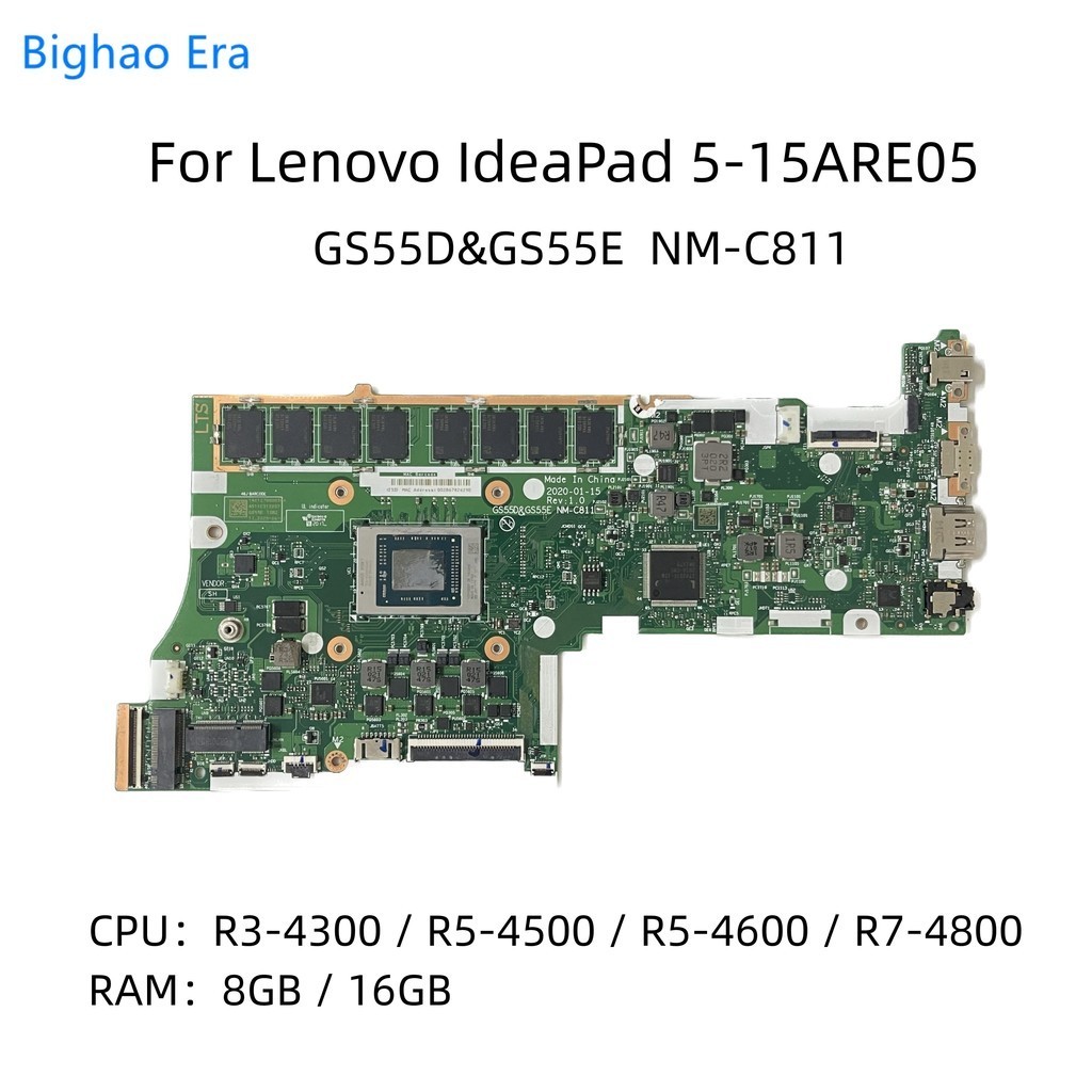 Lenovo Shin-Chan 15ARE 2020/21 Ideapad 5-15ARE05 Motherboard NM-C811 NM ...