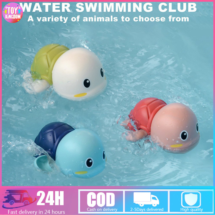 Tortoise Water Toy Bath Toys Cute Dolphin Swimming Toy For Baby Baby ...