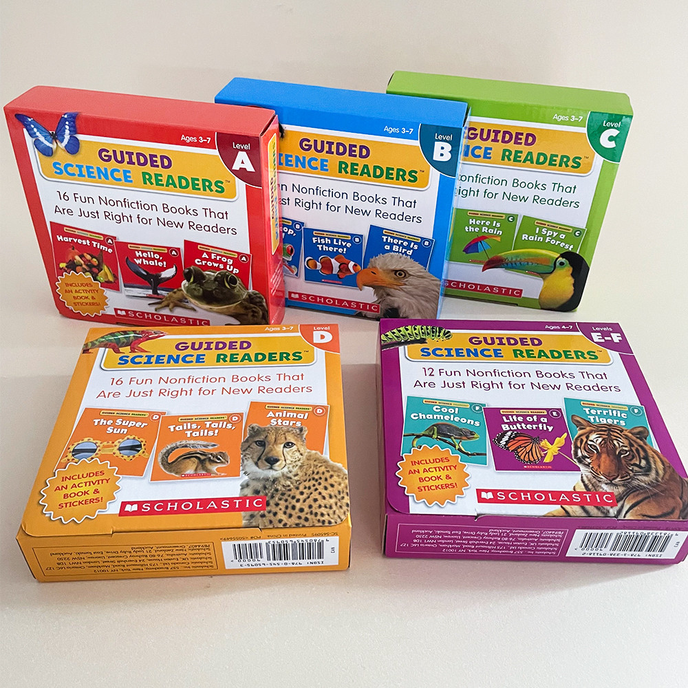 Scholastic Guided Science Readers(Level A~F)Science Popularization ...