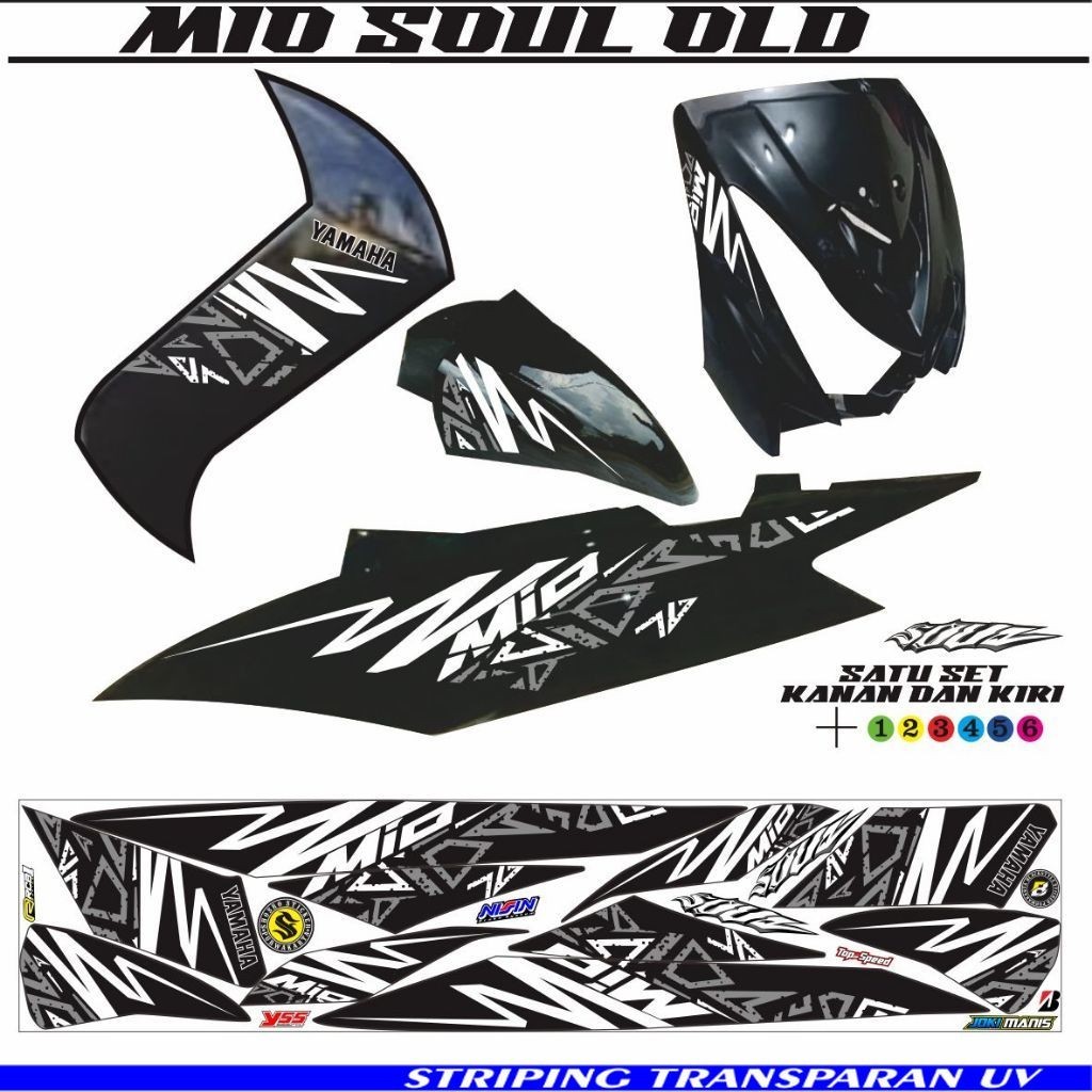 Mio SOUL OLD Sticker/Sticker Variation LIS Sticker MIO SOUL OLD 115 ...