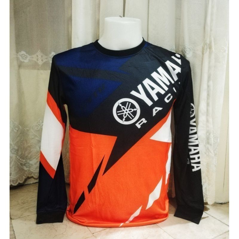 Yamaha Jersey Long Sleeve Motorcycle Full Sublimation COD YAMAHA Racing ...