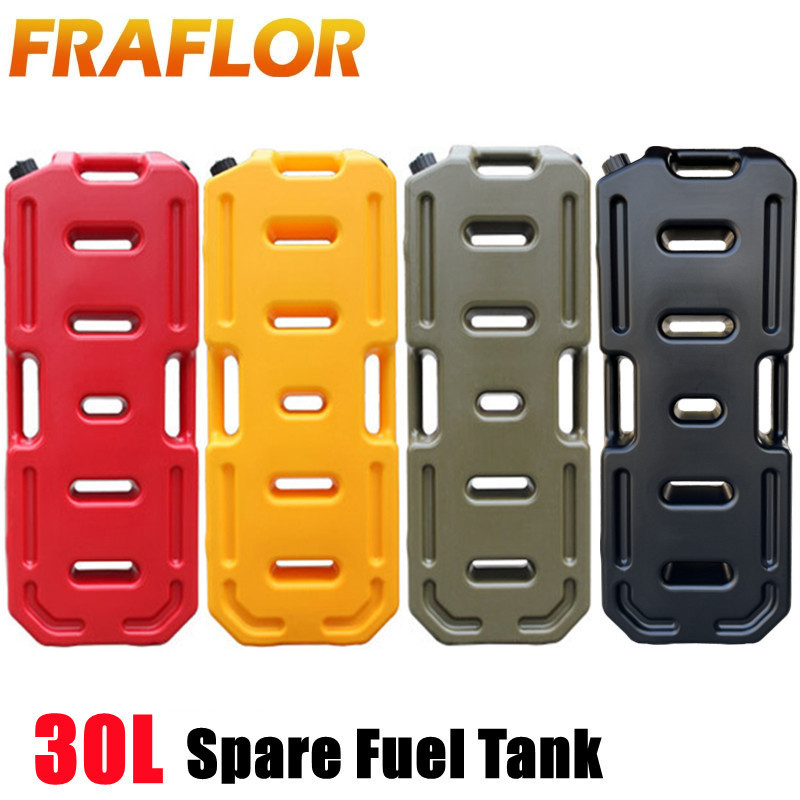 30L Liter Jerrycan Spare Fuel Barrel Gasoline Diesel Fuel Tank Can Pack ...
