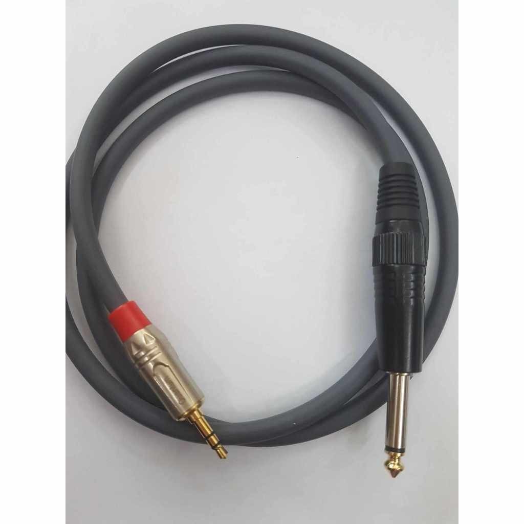 Quantum Baby Stereo Plug to PL Mono Plug Cable 1 meter | Shopee Philippines