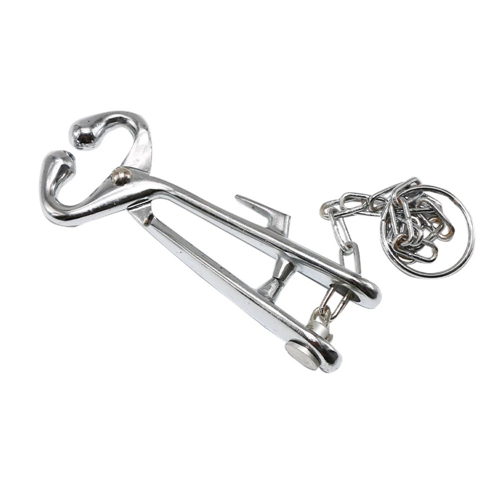1 Pcs Stainless Steel Cow Nose Ring Pliers Bull Cattle Bovine With ...